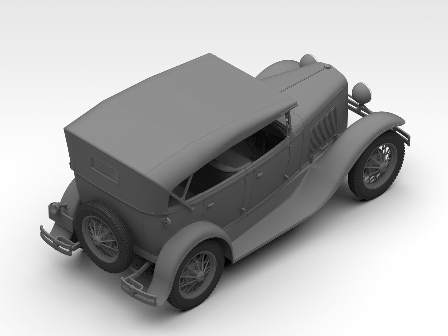 ICM Model A Standard Phaeton Soft Top 1930s American Passenger Car 1/24 ...