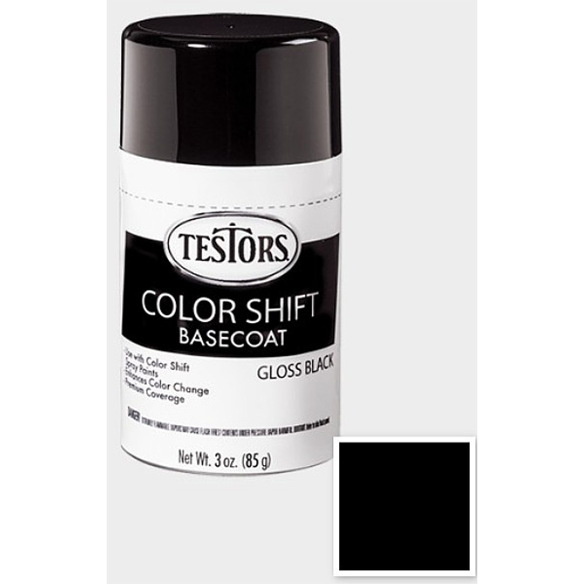 Testors Enamel Spray Paint Black Basecoat Gloss 3oz 340912 • Canada's ...