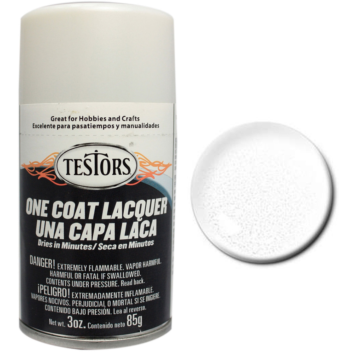 Testors Enamel Spray Paint White Lightning Gloss 3oz 1833MT • Canada's ...