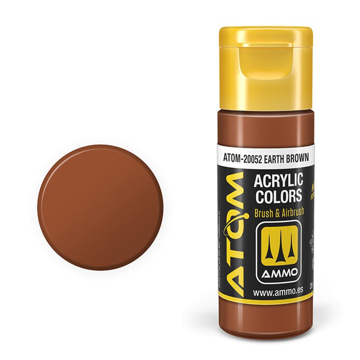 ATOM Color Acrylic Paint Earth Brown ATOM-20052 • Canada's largest ...