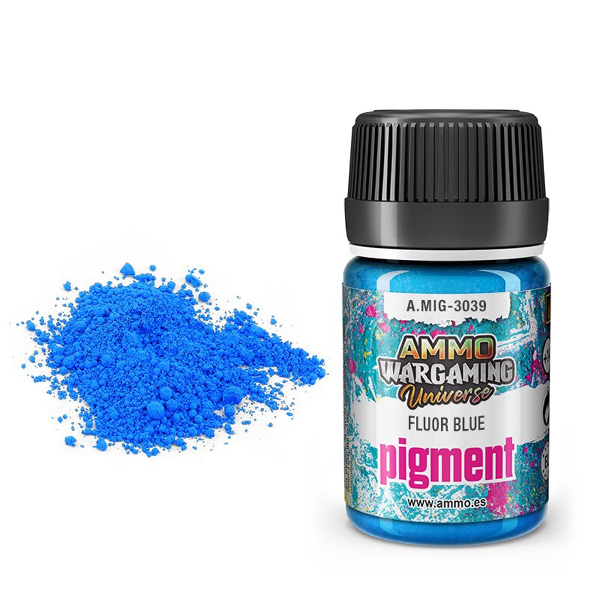 Ammo by Mig Pigment Fluor Blue AMIG3039 • Canada's largest selection of ...
