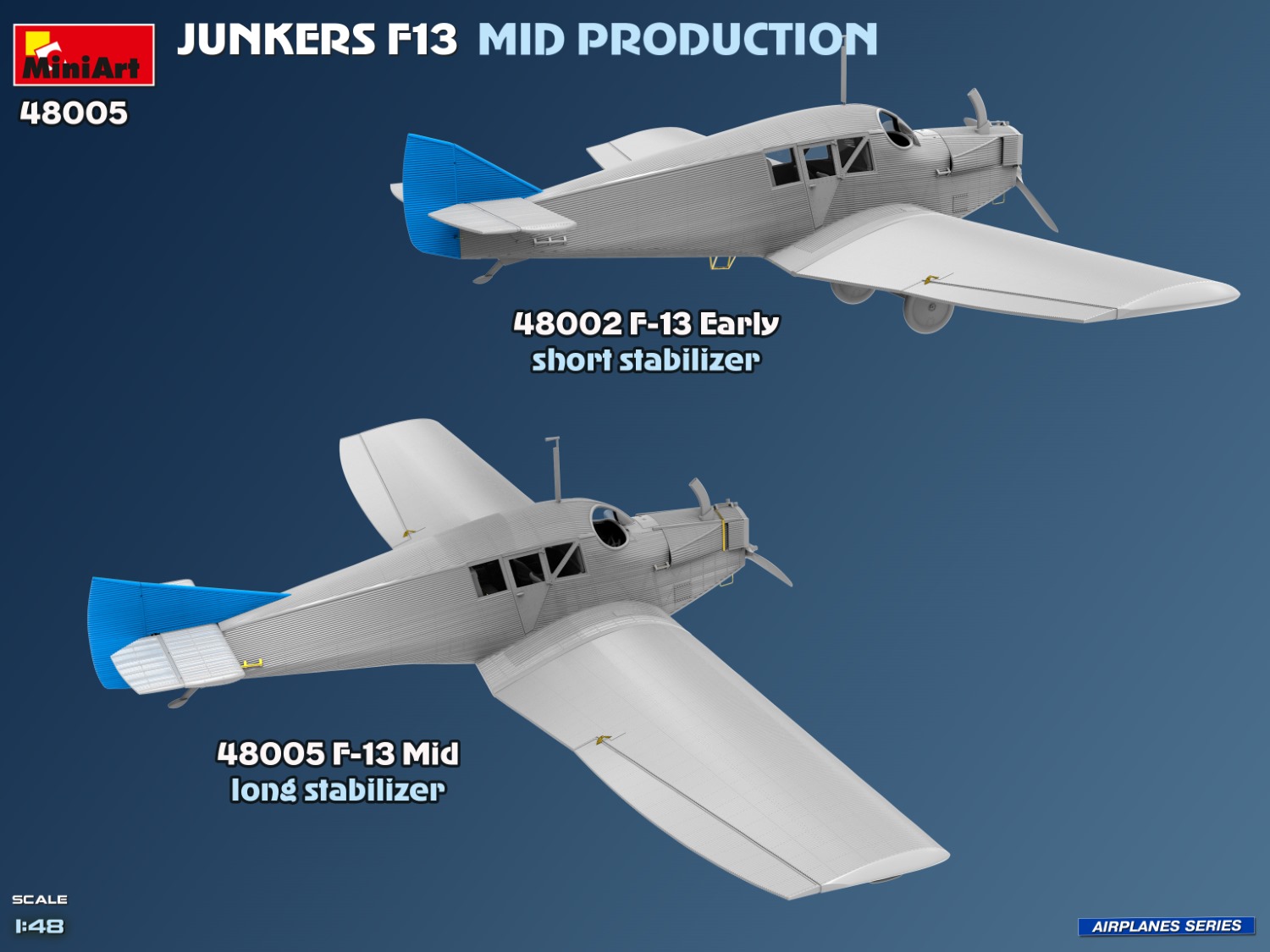 Miniart Junkers F13 Mid Production 1/48 Scale 48005 • Canada's largest ...
