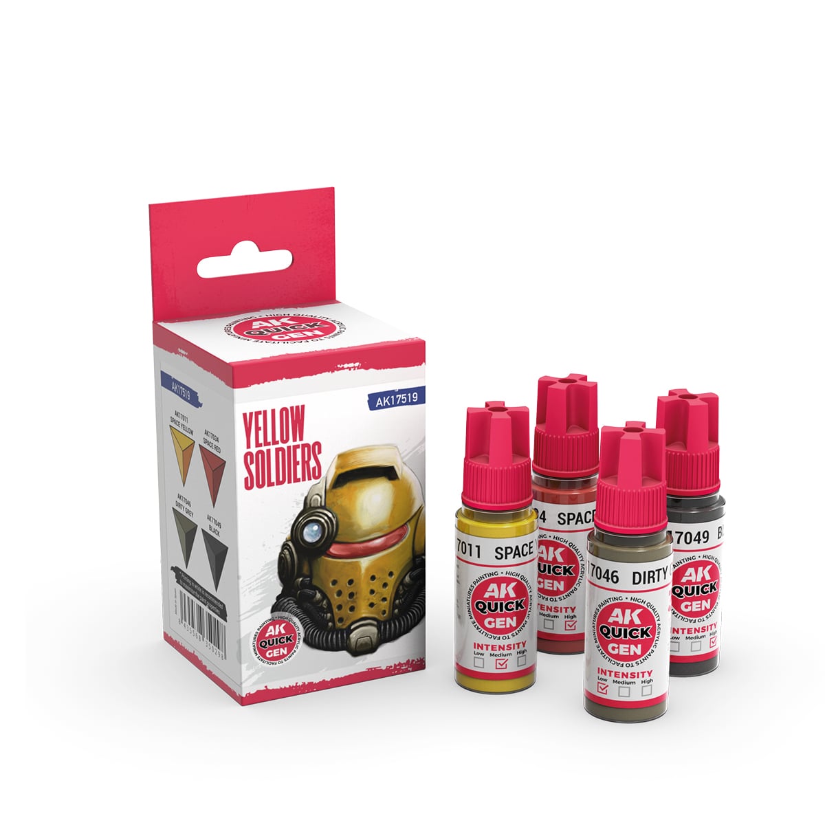 AK Interactive Quick Gen Yellow Soldiers Set of 4 AK17519 • Canada's ...