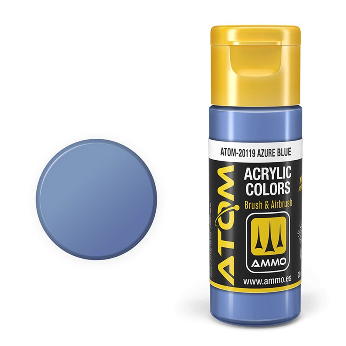 ATOM Color Acrylic Paint Azure Blue ATOM-20119 • Canada's largest ...