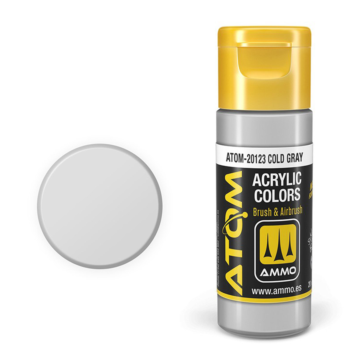 ATOM Color Acrylic Paint Cold Gray ATOM-20123 • Canada's largest ...
