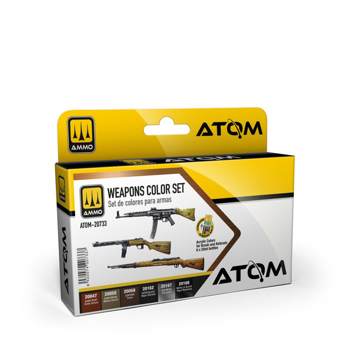 Ammo by Mig Weapons Colors Paint Set ATOM-20733 • Canada's largest ...
