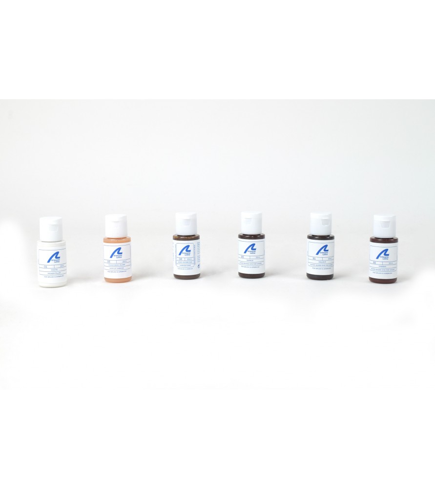 Artesania Latina Mini Pack Dyes and Varnishes Set of 6 277PACKB3 ...
