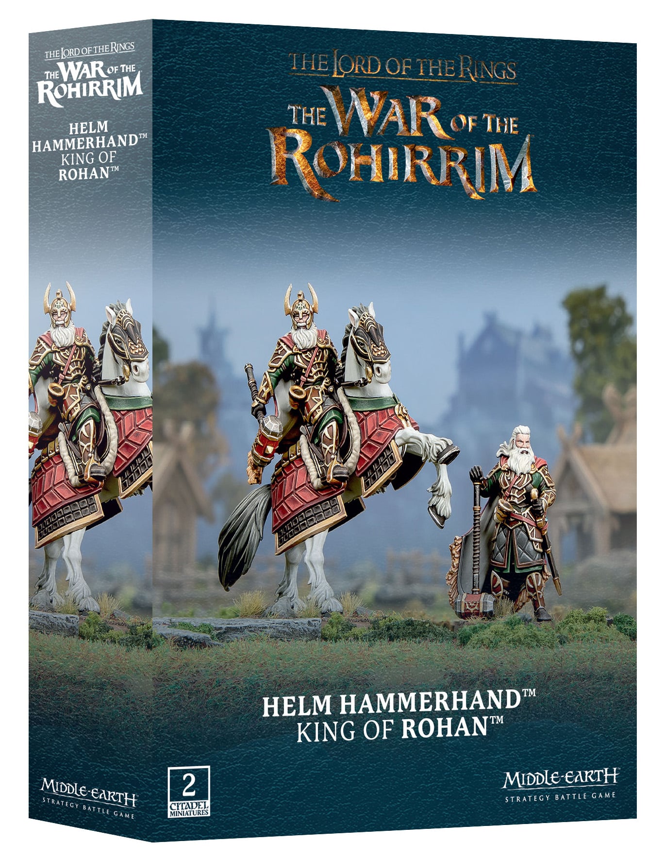 Helm Hammerhand King of Rohan Middle-Earth Strategy Battle Game 30-100 ...