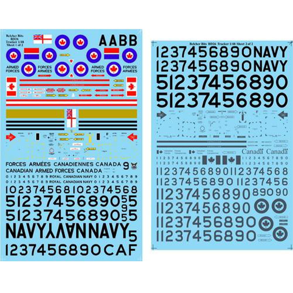 Belcher Bits RCN CAF Tracker 1/48 Scale BD26 • Canada's largest ...