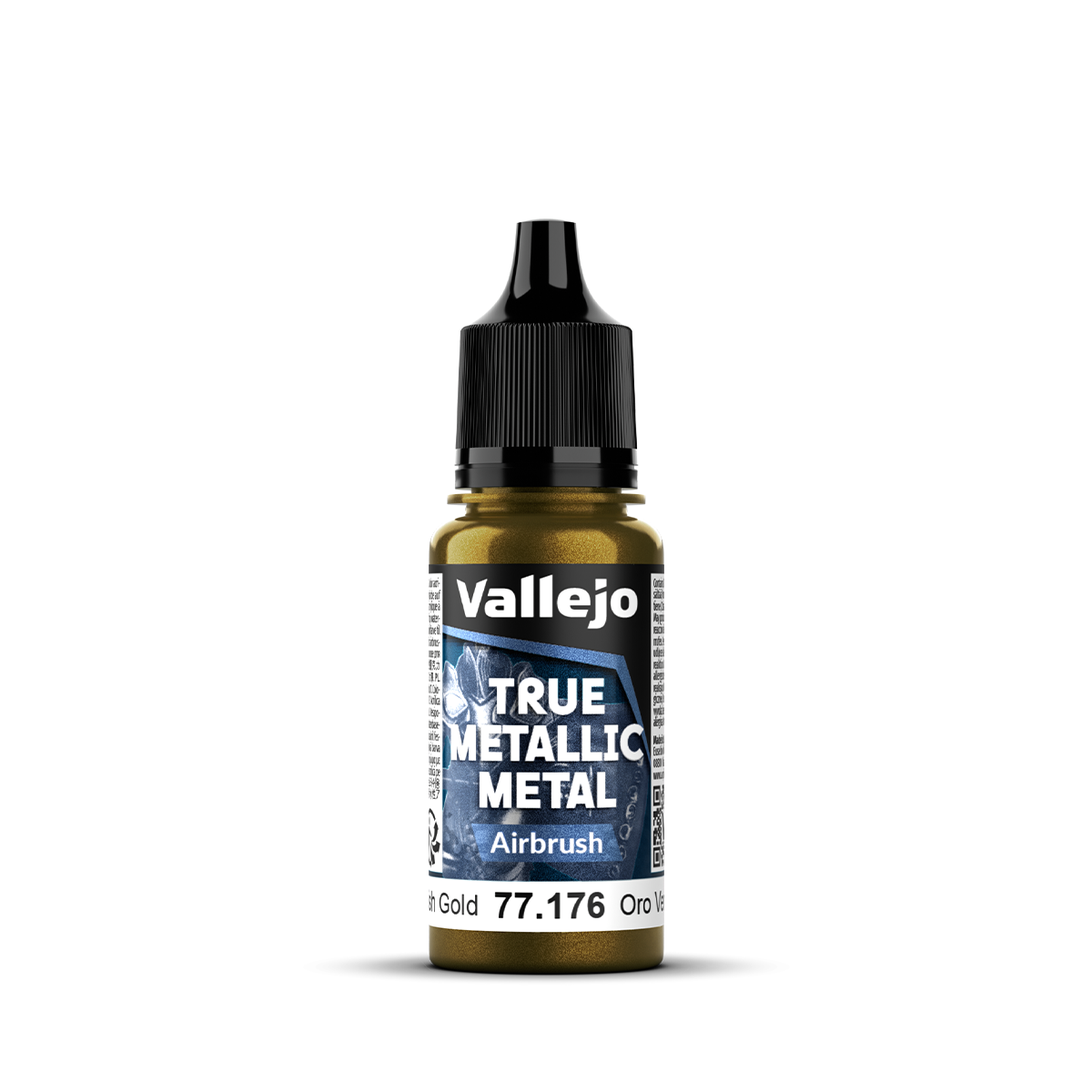 Greenish Gold Airbrush 18ml True Metallic Metal Vallejo 77176 • Canada ...