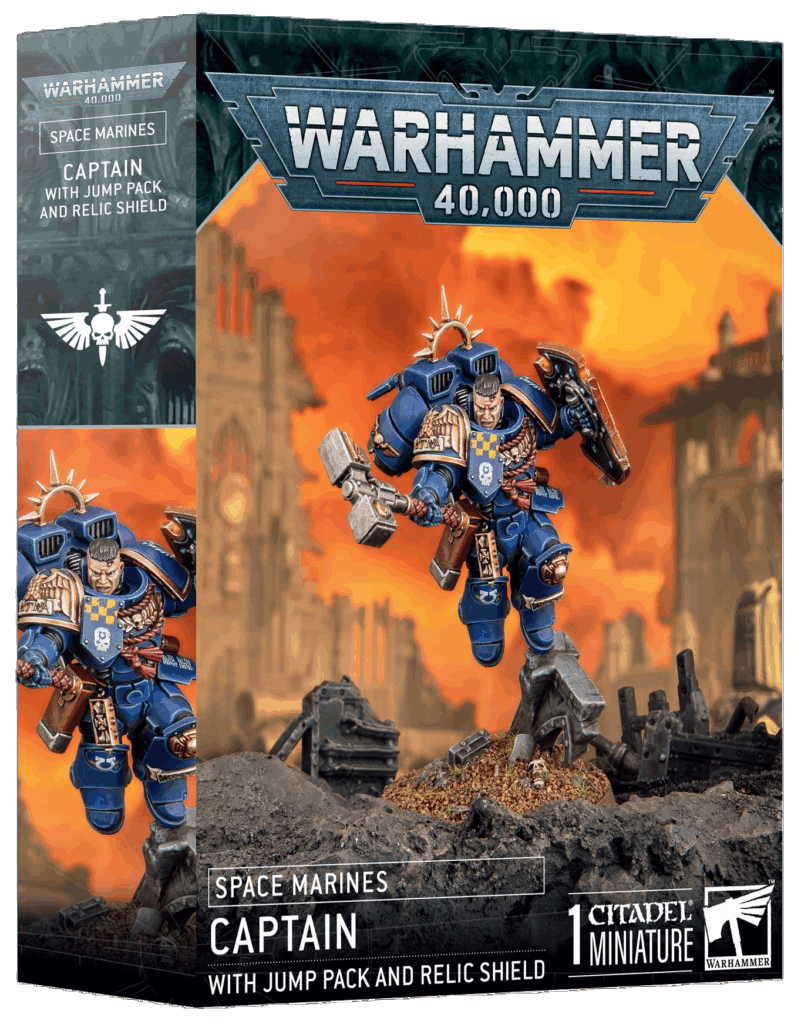 Captain with Jump Pack and Relic Shield Space Marines Warhammer 40000 ...