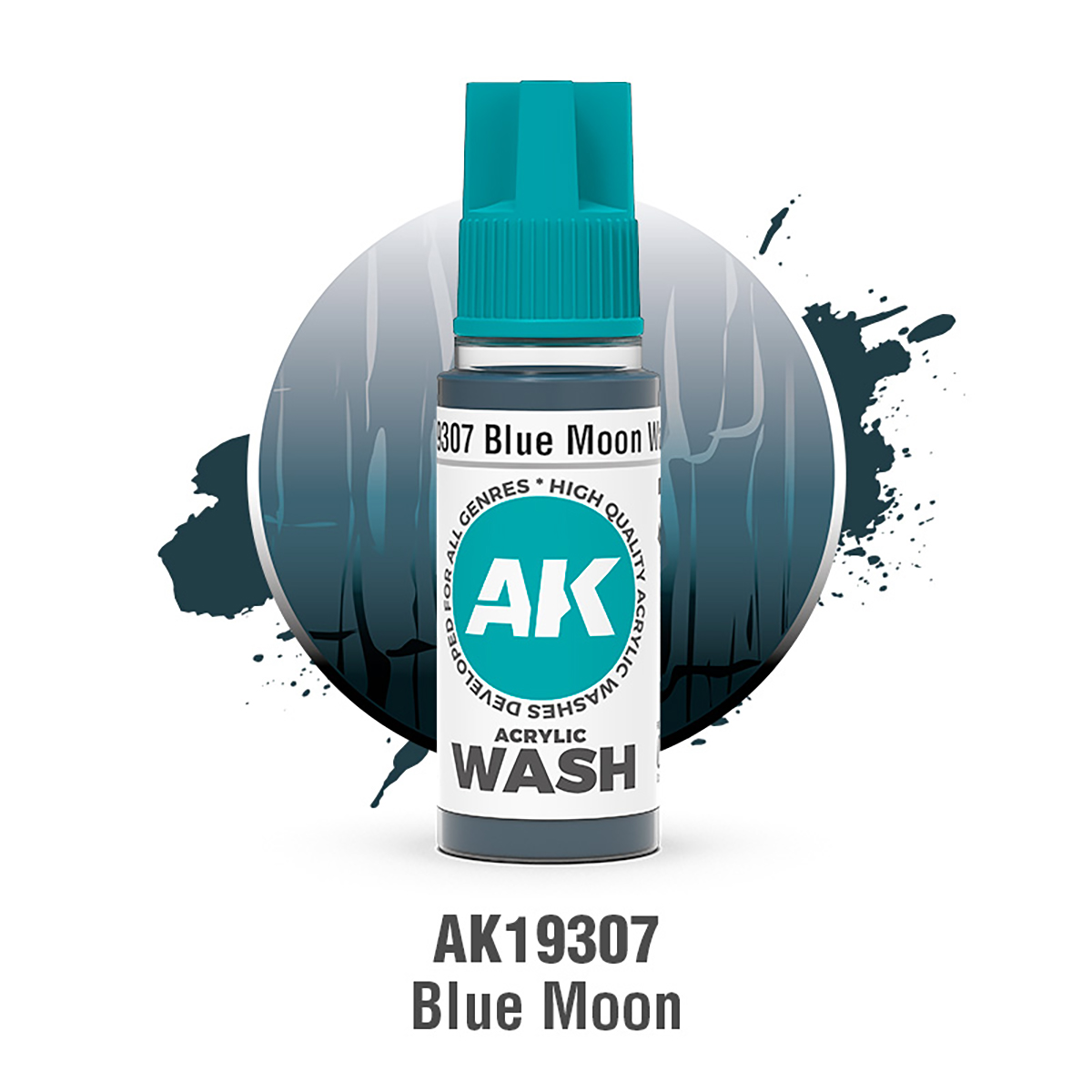 AK Interactive 3rd Generation Blue Moon Wash 18ml AK19307 • Canada's ...