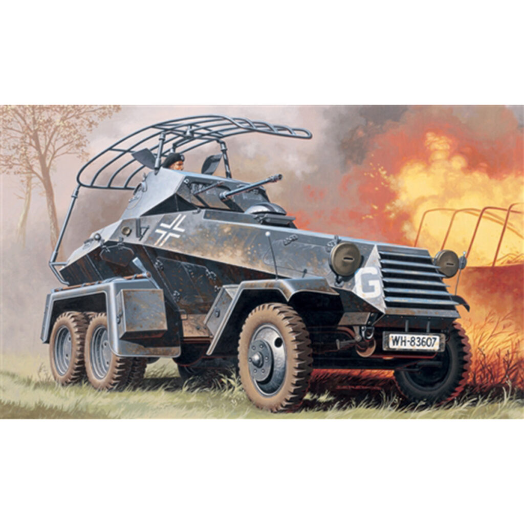 Italeri SD. KFZ.232 6 RAD Armoured Scout Car 1/72 Scale 7032 • Canada's ...