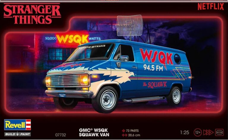 Revell Stranger Things GMC Van WSQK 1/25 Scale 07732 • Canada's largest ...