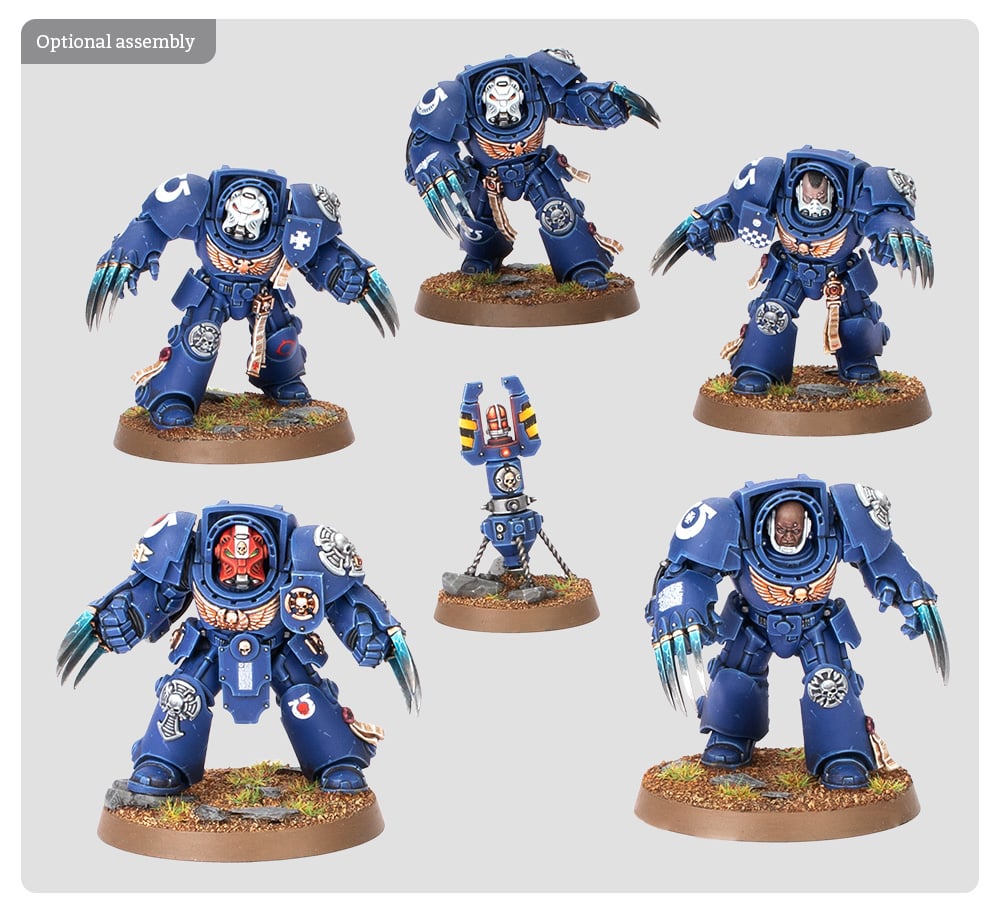 Terminator Assault Squad Space Marines Warhammer 40000 48-34 • Canada's ...