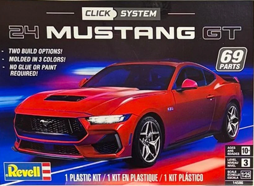 Revell 2024 Ford Mustang GT Click 1/25 Scale 85-4586 14586 • Canada's ...