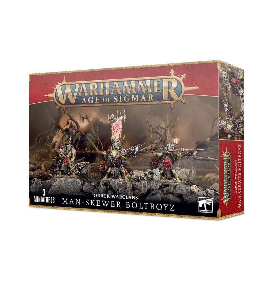 Man-Skewer Boltboyz Orruk Warclans Age of Sigmar Warhammer 89-67 ...