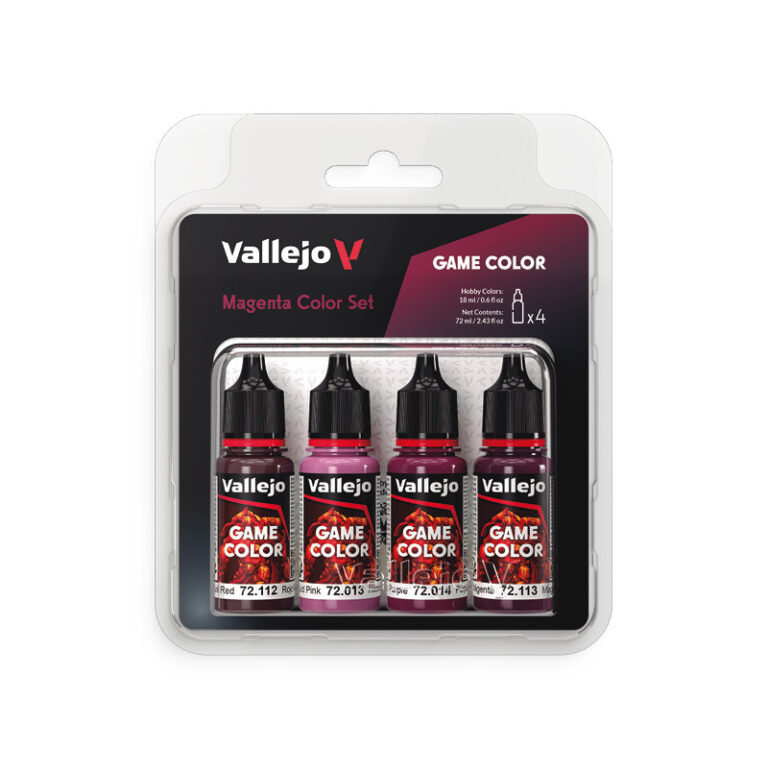 Vallejo Game Magenta Color Set of 4 72388 • Canada's largest selection ...